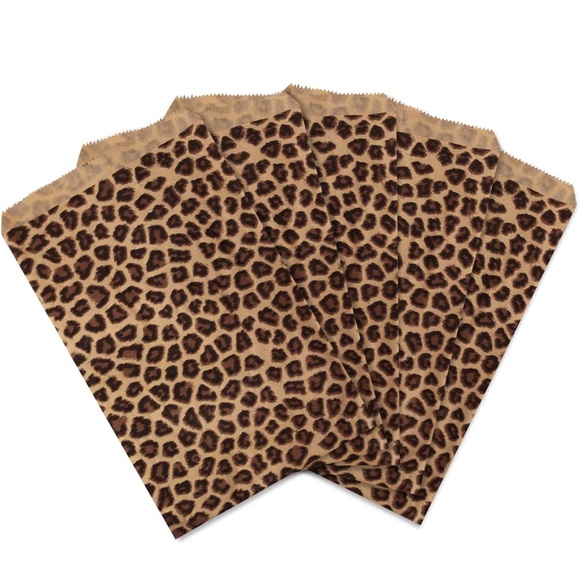 Party Supplies | 6x9 Leopard Print Kraft Paper Bags 10 Bags As Seen In ...